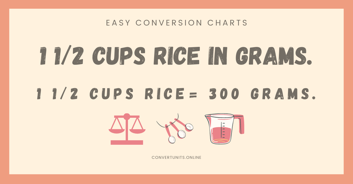 1 1 2 Cups Rice In Grams Online Unit Converter