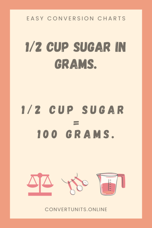 1 2 Cup Sugar In Grams Online Unit Converter